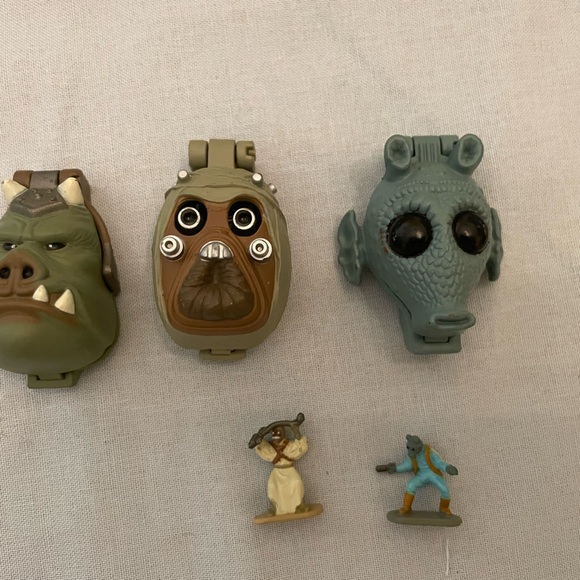 Galoob | Toys | Star Wars Micro Machines Mini Heads Lot Of 3 2 Mini ...